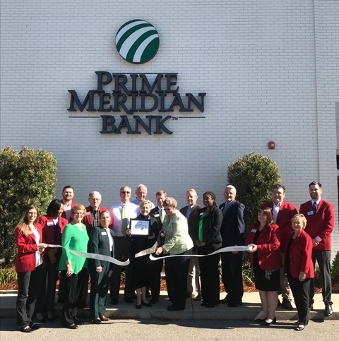 Ribbon Cutting – Prime Meridian Bank 10 Year Anniversary - Greater ...