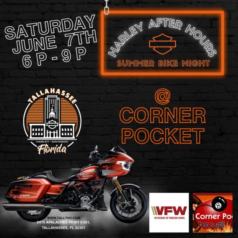 Summer Bike Night at Corner Pocket - Greater Tallahassee Chamber of ...
