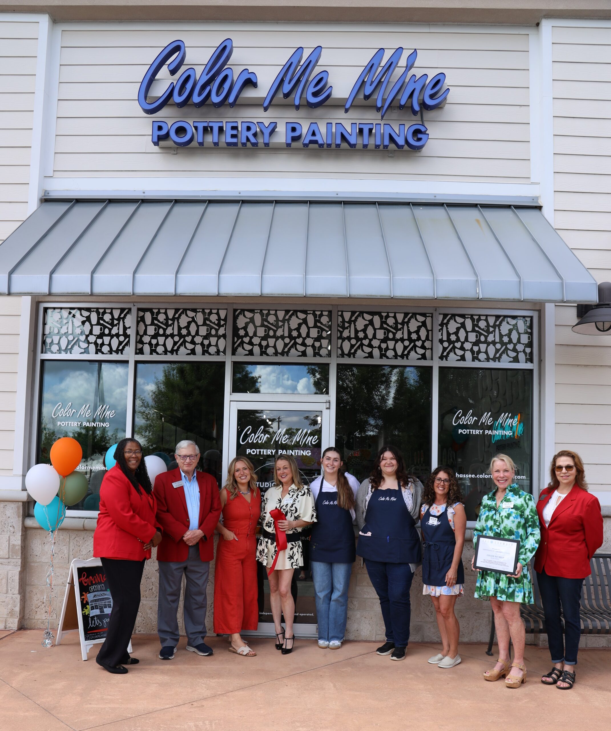 Ribbon Cutting: Color Me Mine - Greater Tallahassee Chamber of Commerce